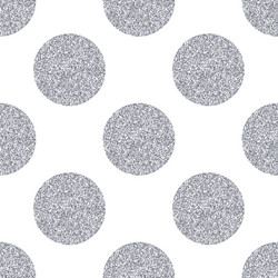 Silver glitter texture seamless pattern Royalty Free Vector