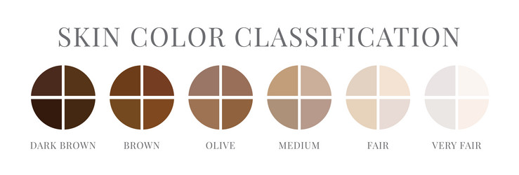 Color Palette for Dark Skin Vector Images (over 170)