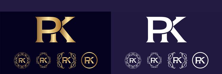 Pk Monogram Vector Images (over 1,700)