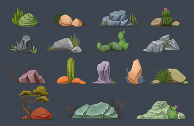 Rocks Royalty Free Vector Image - VectorStock