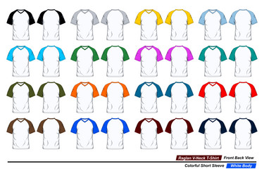 T-Shirt Template Front and Back Vector Images (over 16,000)