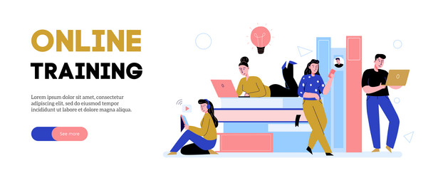 Computer Science Educational Banner Horizontal Vector Images (over 160)