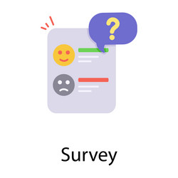 Survey monitoring Royalty Free Vector Image - VectorStock