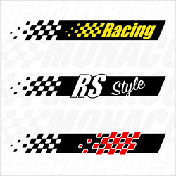 Car Racing Logo Stickers