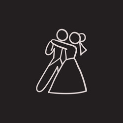 Wedding First Dance Icon Vector Images (42)
