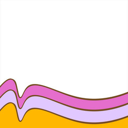 Retro rainbow footer Royalty Free Vector Image