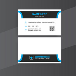 Agency business card clean elegant design template