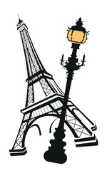 French montage Royalty Free Vector Image - VectorStock