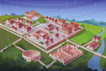 Building Axonometric Vector Images (over 350)