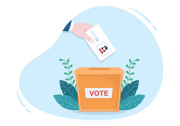 Political candidate cartoon hand drawn Royalty Free Vector