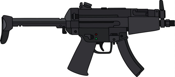 Cartoon Gun Submachine Vector Images (over 160)