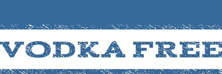 Vodka free watermark stamp Royalty Free Vector Image