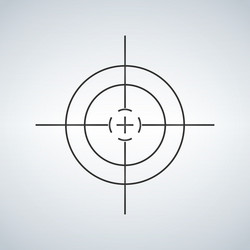 Crosshair Target Reticle Vector Images (over 2,300)