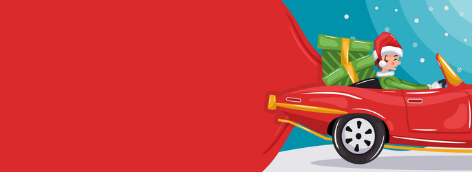 Elf Driving Vector Images (96)