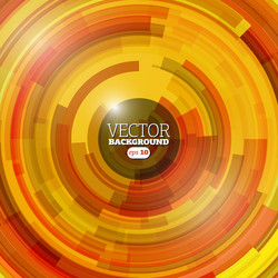 Abstract technology with hi-tech gold background Vector Image