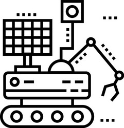 Space rover Royalty Free Vector Image - VectorStock