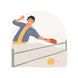 Table tennis abstract concept Royalty Free Vector Image