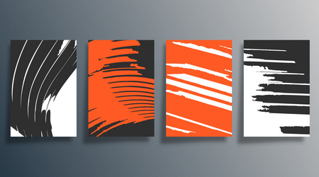 Abstract minimal design for flyers posters Vector Image