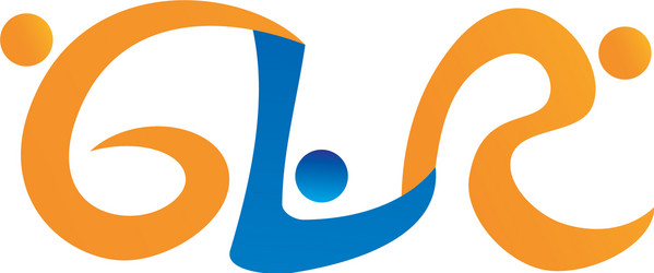 Letter glr success coaching Royalty Free Vector Image