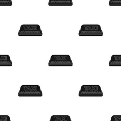 Yellow checker taxi with logoequipment Royalty Free Vector