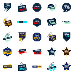 25 eyecatching new look designs for a fresh brand Vector Image