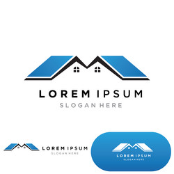 Slab concrete and construction builder logo de Vector Image