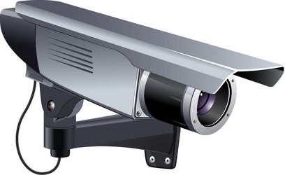 Cctv camera security surveillance system Vector Image