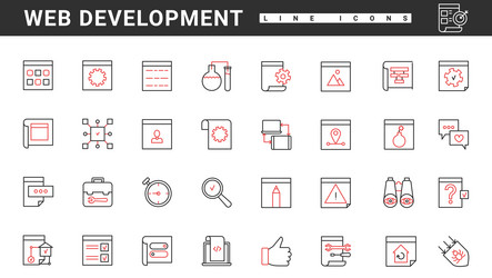 Development research technology idea Royalty Free Vector