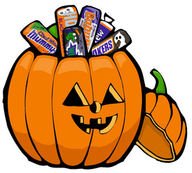 Jack o lantern cartoon Royalty Free Vector Image