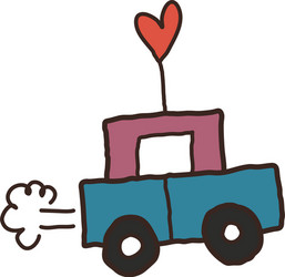 A running car Royalty Free Vector Image - VectorStock