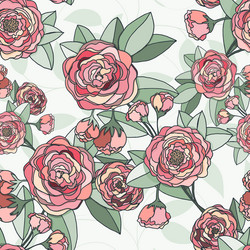 Flower seamless pattern Royalty Free Vector Image