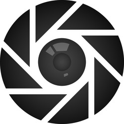 Lens graphic design template isolated Royalty Free Vector