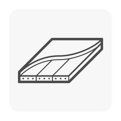 Slab icon black Royalty Free Vector Image - VectorStock