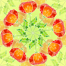 Poppy Circle Vector Images (over 620)