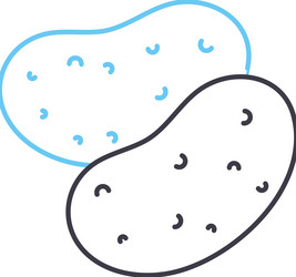 Potato Potatoes Outline Vector Images (over 7,200)