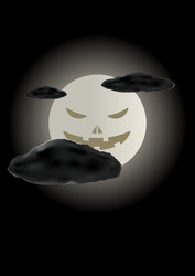Scary Moon Face Vector Images (over 3,600)