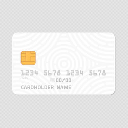 Bank credit debit card Royalty Free Vector Image