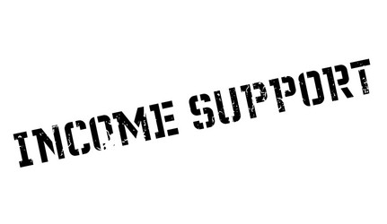 Income support rubber stamp Royalty Free Vector Image