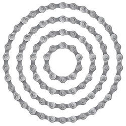 Black round chain Royalty Free Vector Image - VectorStock