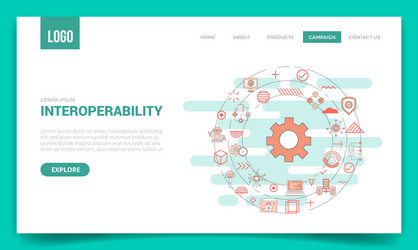 Interoperability Vector Images (over 510)
