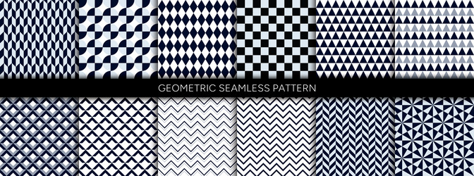 Monochromatic Triangle Pattern Vector Images Over 400