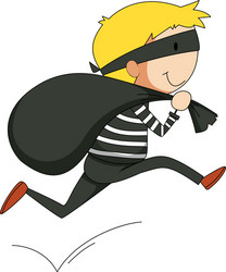 Robber Royalty Free Vector Image - VectorStock