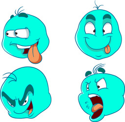 Cartoon caps volume 1 Royalty Free Vector Image