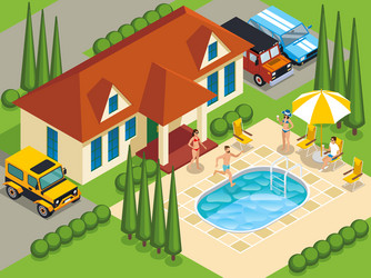 Rich House Clipart
