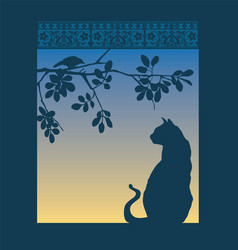 Cat Window Vector Images (over 3,400)