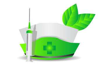 Herbal medicine conceptual banner Royalty Free Vector Image