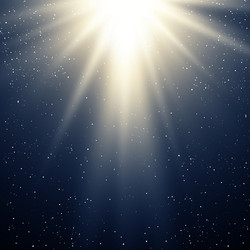 Abstract magic light background blue holiday Vector Image