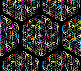 Flower of life sketch for your design Royalty Free Vector