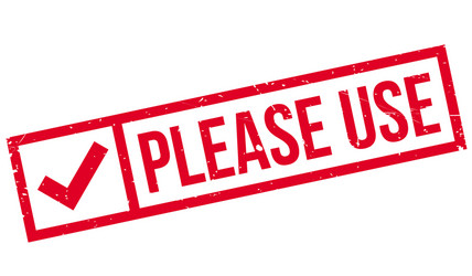 Please use rubber stamp Royalty Free Vector Image