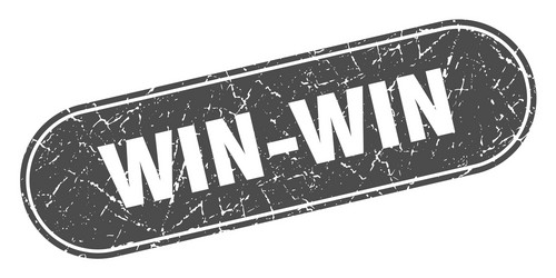 Winner round grunge black stamp Royalty Free Vector Image